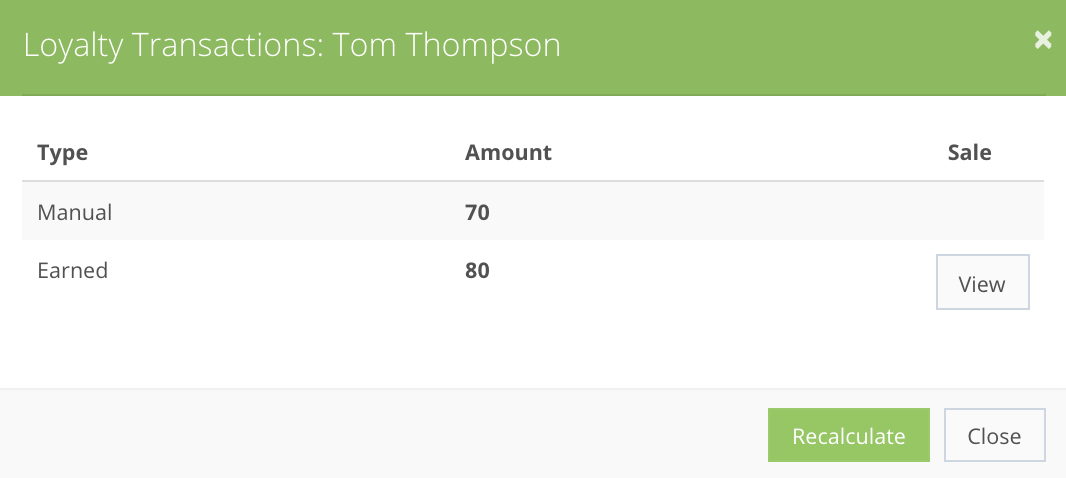 How do I view a Customer's Loyalty Points? - Ovatu Help Guides