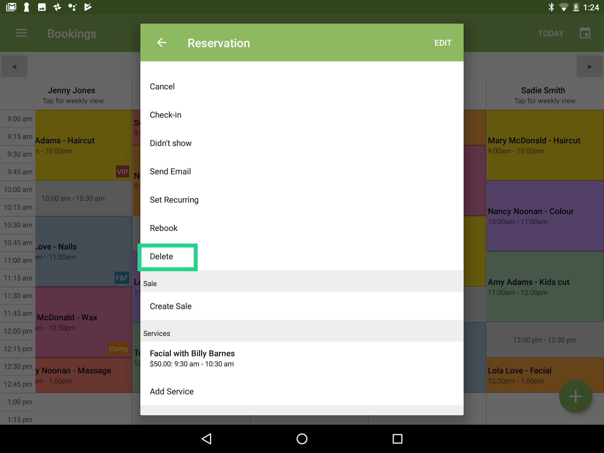 How do I delete a Reservation? - Ovatu Help Guides