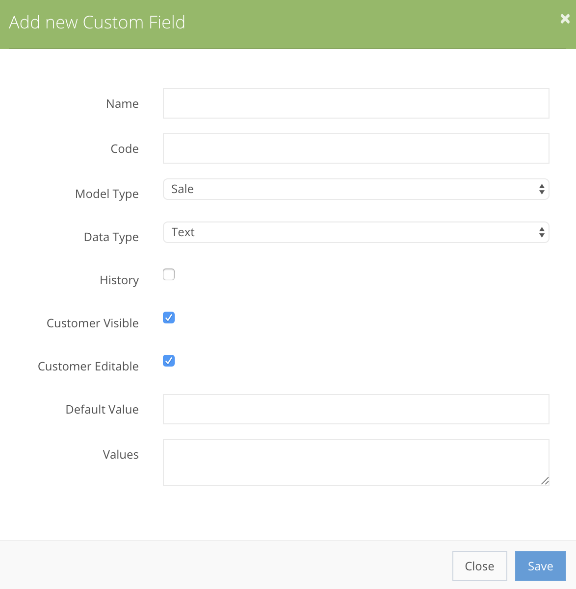 How do I add a Custom Field to Sales? - Ovatu Help Guides