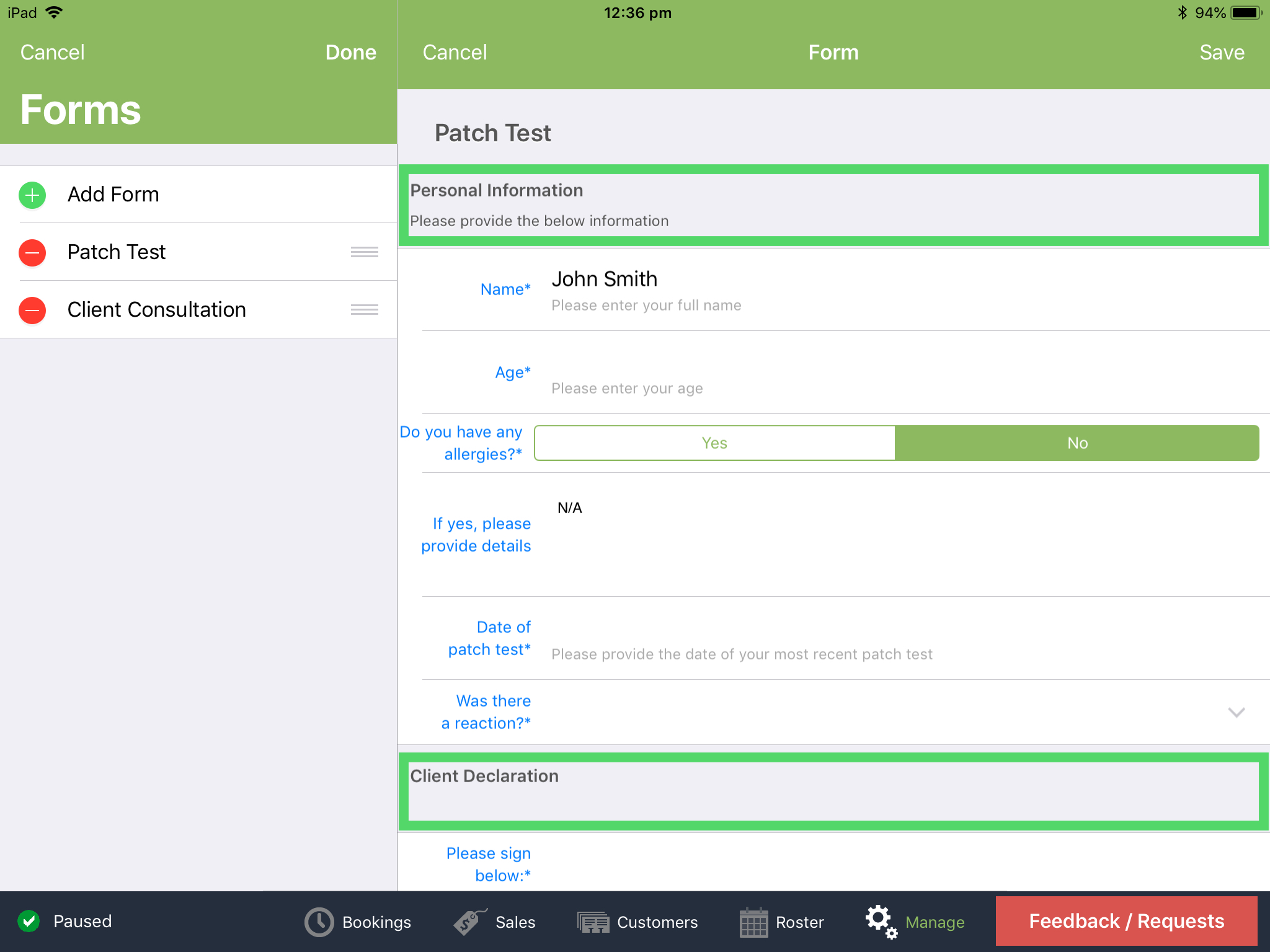 How do I add a section to a Form? - Ovatu Help Guides