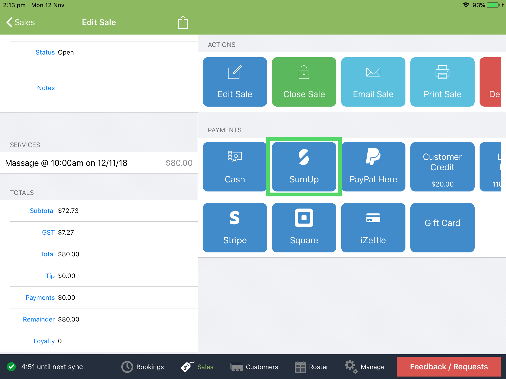 How do I connect my Sum Up card reader? - Ovatu Help Guides