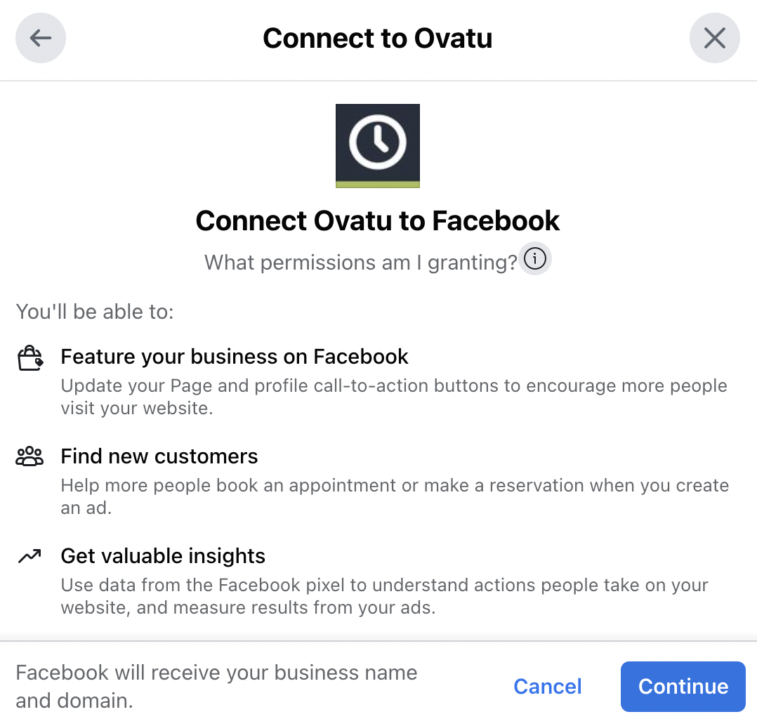 How do I add the 'Book Now' button to Facebook and Instagram? - Ovatu ...