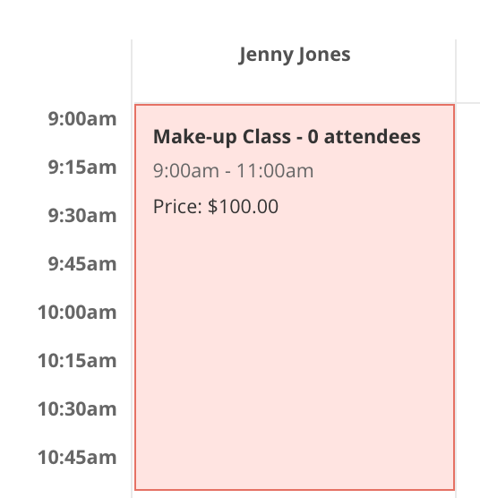 How do I create a (once off) Class Reservation? - Ovatu Help Guides