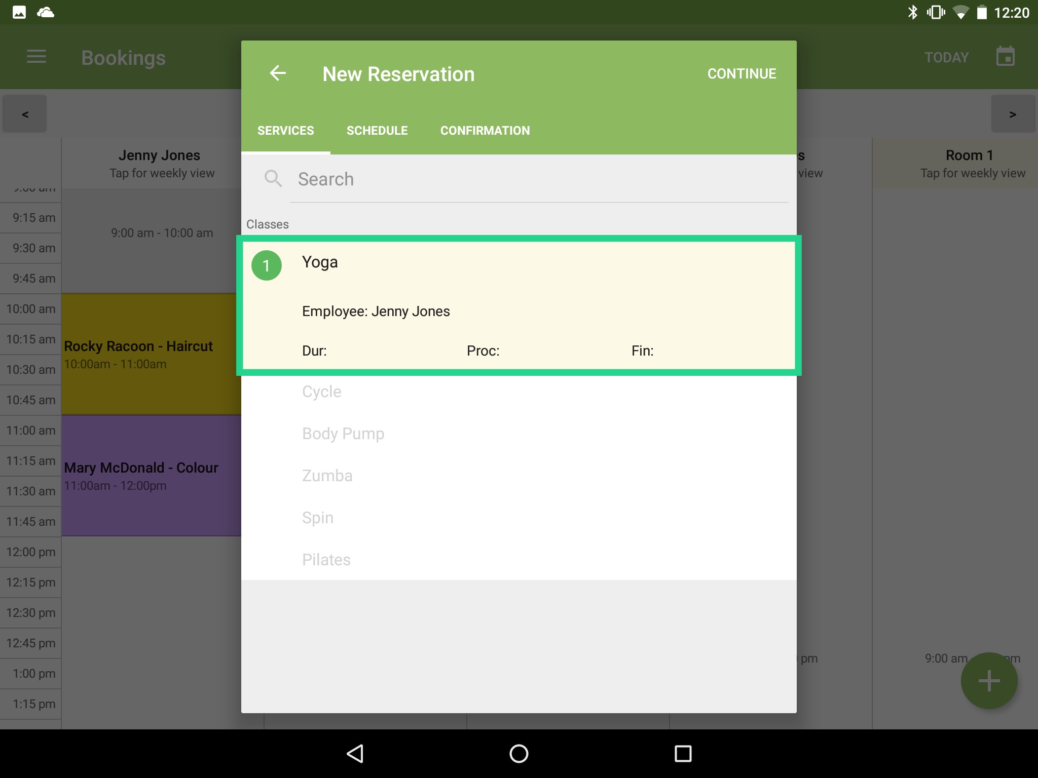 How do I create a (once off) Class Reservation? - Ovatu Help Guides